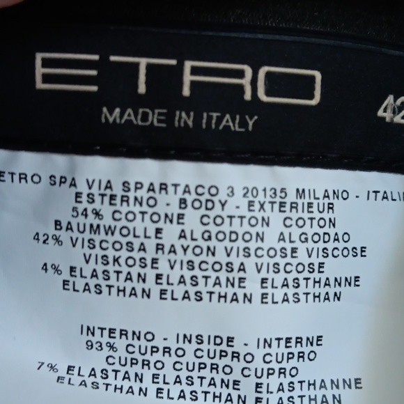 Etro | Skirts | Etro Pleat Front Skirtsize 42 | Poshmark